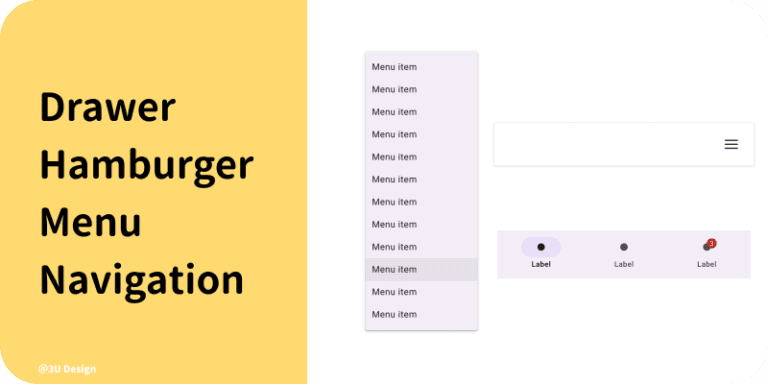 做UI設計之前你必須先搞懂的元件名稱集【含6家設計系統連結】 - 3U Design | UI/UX・設計師的自我管理學