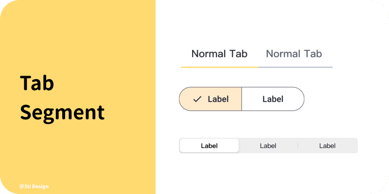 做UI設計之前你必須先搞懂的元件名稱集【含6家設計系統連結】 - 3U Design | UI/UX・設計師的自我管理學